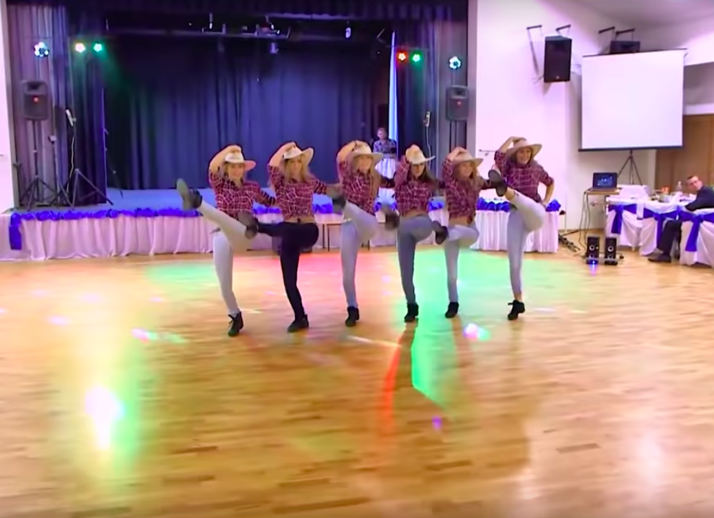 Six Girls Raise The Bar On Country Line Dancing