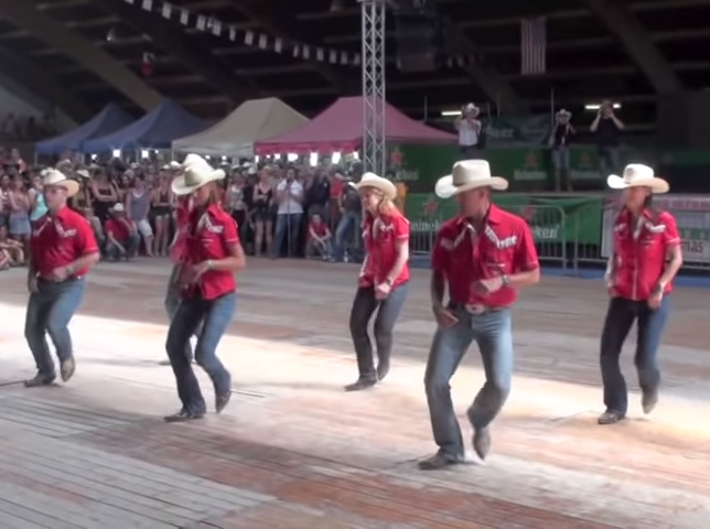 Italians Show Fancy Footwork At Line Dance Festival