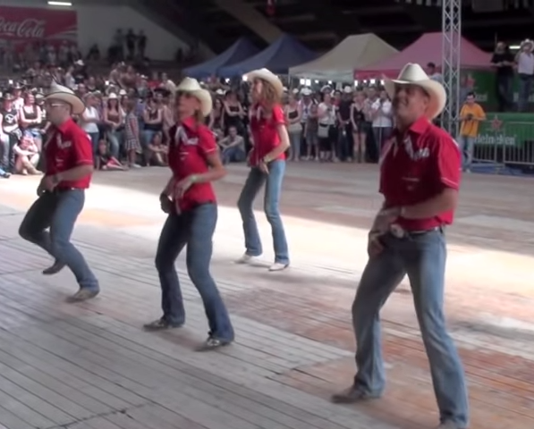 Italians Show Fancy Footwork At Line Dance Festival