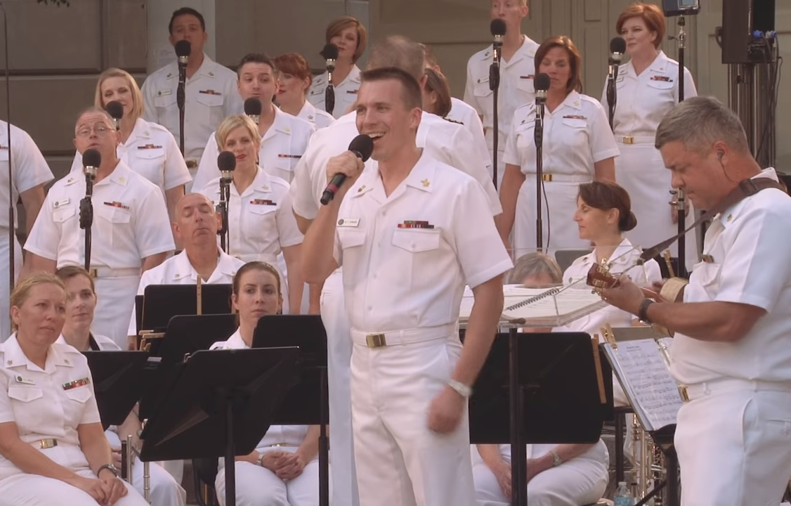 Navy Man Sings Beautiful Mashup Of Beloved Songs