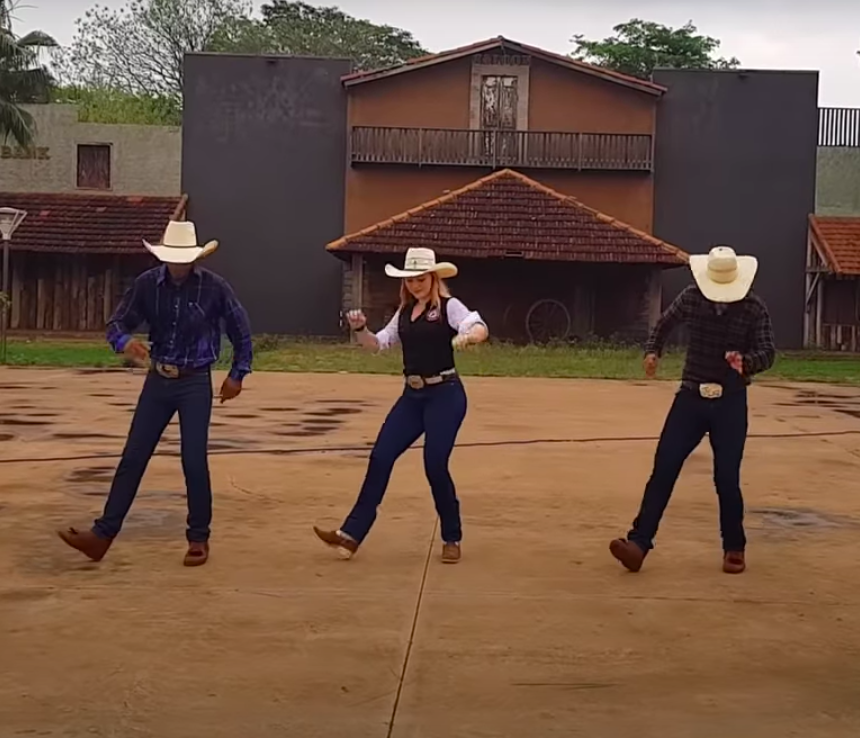 Group Struts Their Stuff In Fun Country Dance