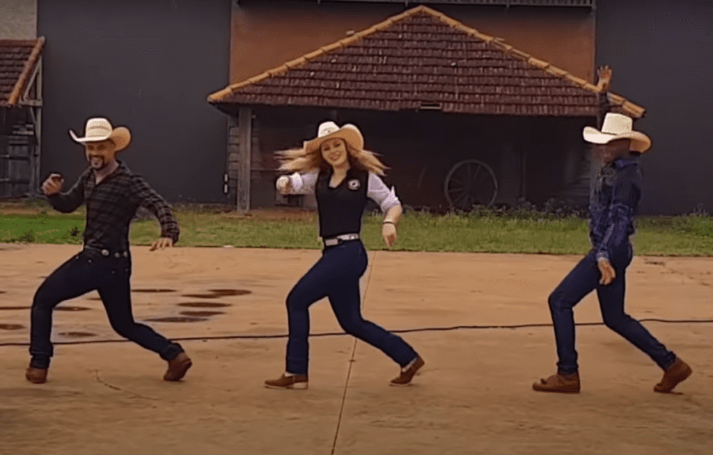 Group Struts Their Stuff In Fun Country Dance