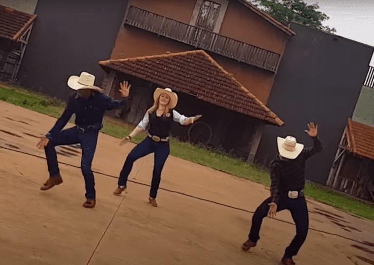 Group Struts Their Stuff In Fun Country Dance