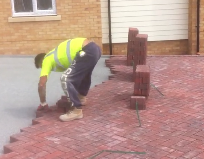 Man Possesses Impressive Bricklaying Skills