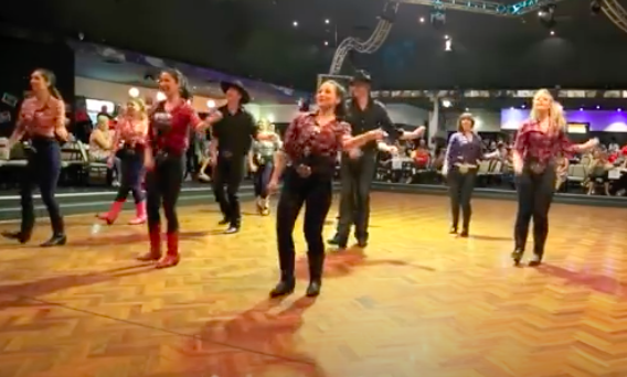 Australian country dancers stun the internet with awesome line dance show
