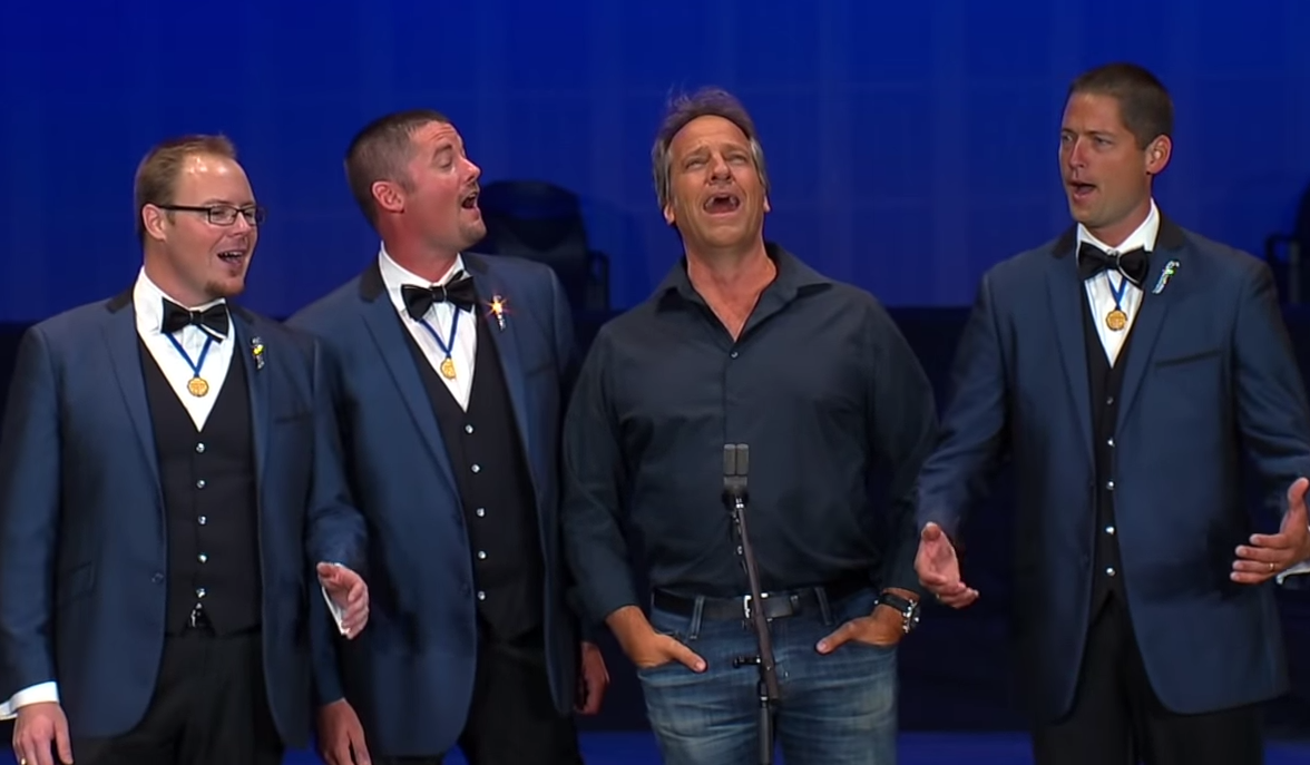 Crowds Doubt Turns Into Joy As Mike Rowe Sings With Barbershop Quartet