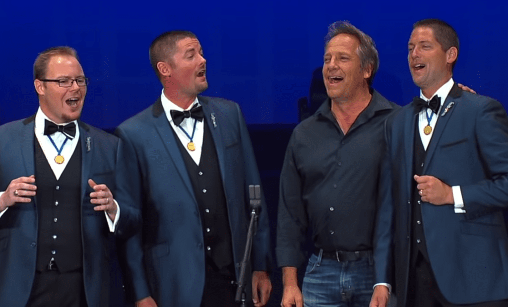 Crowds Doubt Turns Into Joy As Mike Rowe Sings With Barbershop Quartet