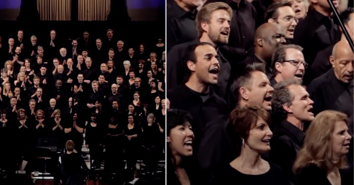 Choir uses their bodies to sound like a rainstorm in unforgettable ...